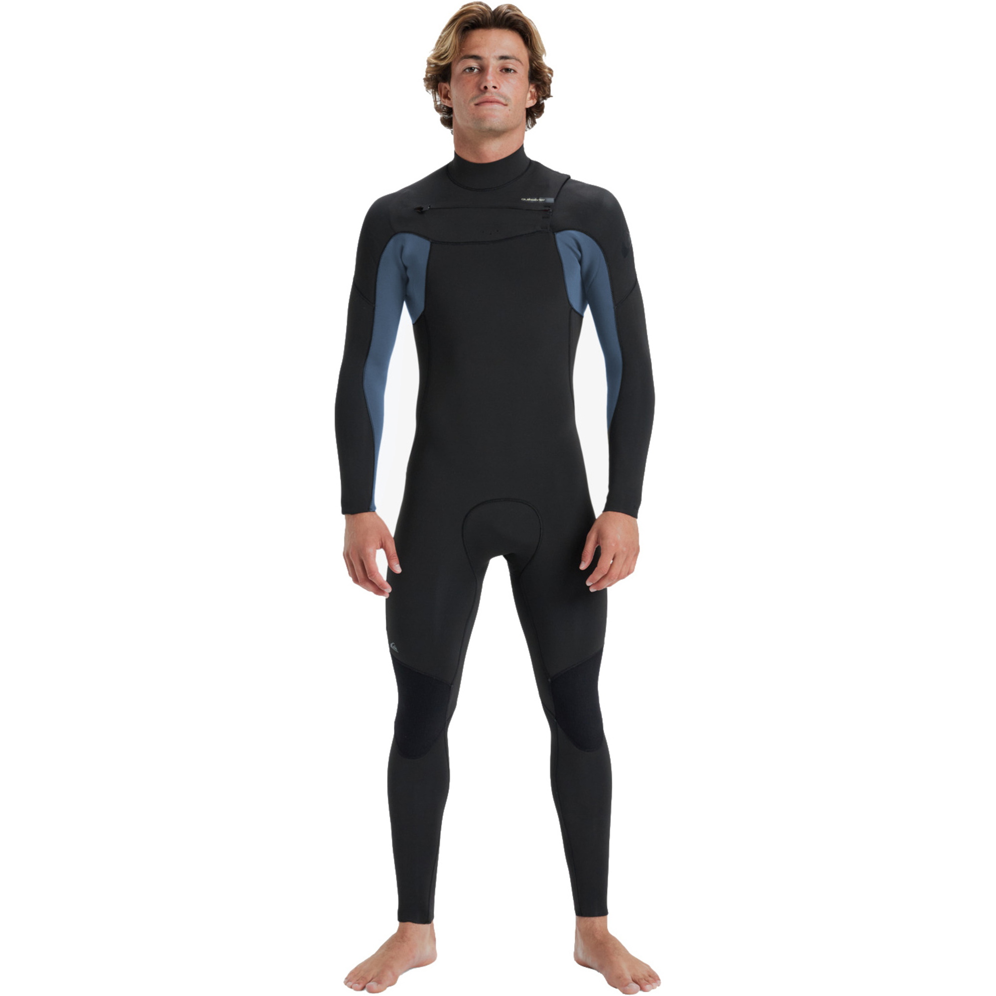 2025 Quiksilver Mens Everyday Sessions 3/2mm Chest Zip Wetsuit EQYW103202 - Slate | Wetsuit Outlet